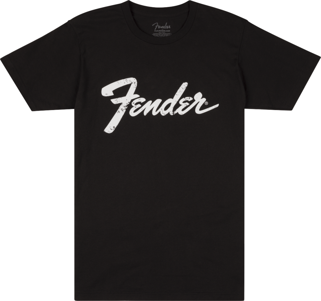 Fender Logo Date Back Tee Black Medium | Hljóðfærahúsið