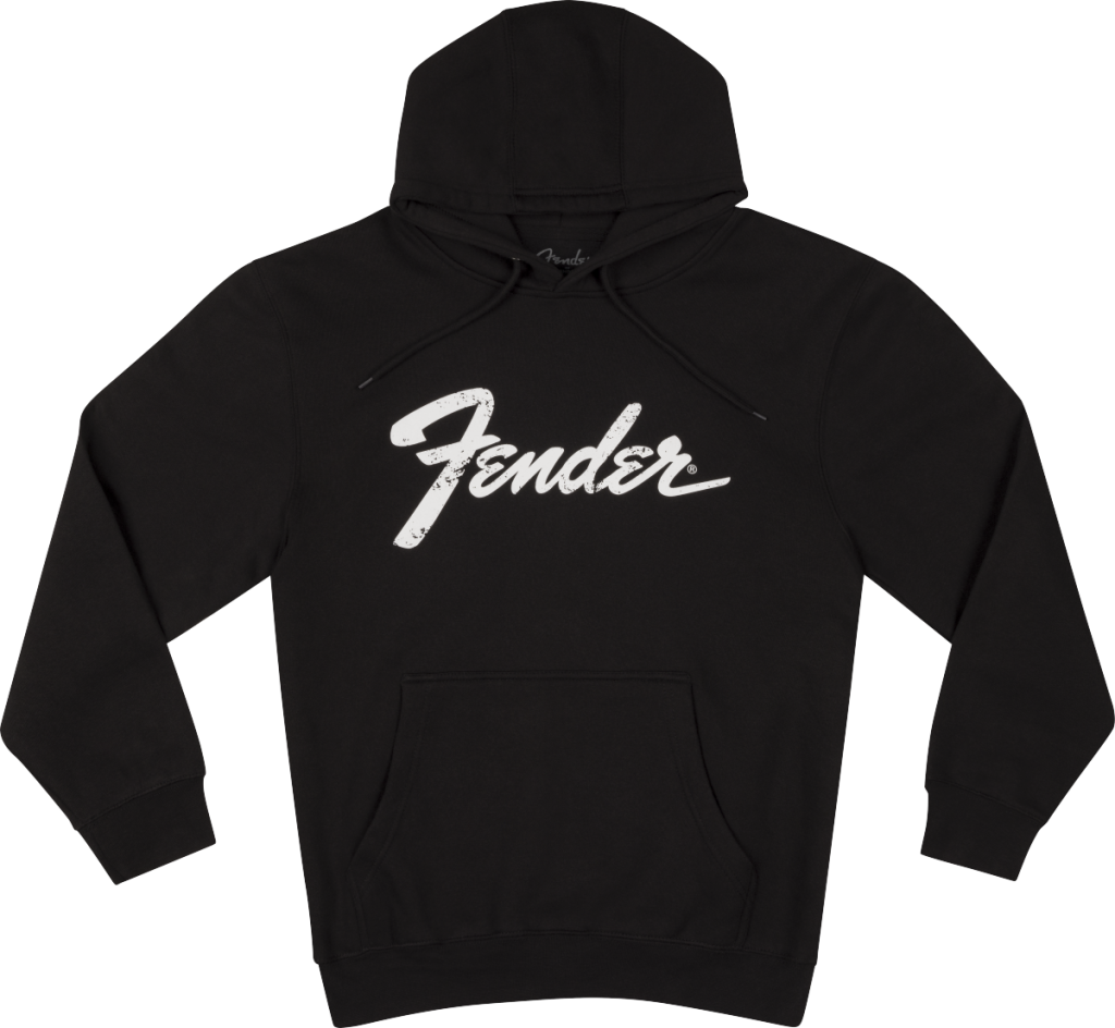 Fender Logo Date Back Hoodie Black Medium | Hljóðfærahúsið